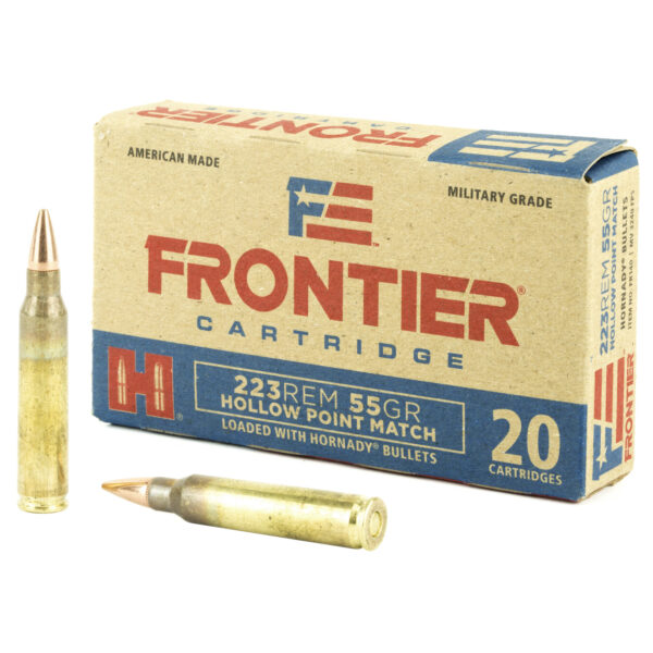 Frontier Match .223 Rem (55gr) HP - 20/Box - FR140 - AmmoWall.com