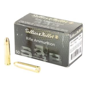 S&B .30 Carbine (110gr) FMJ - 50/Box - SB30A - AmmoWall.com